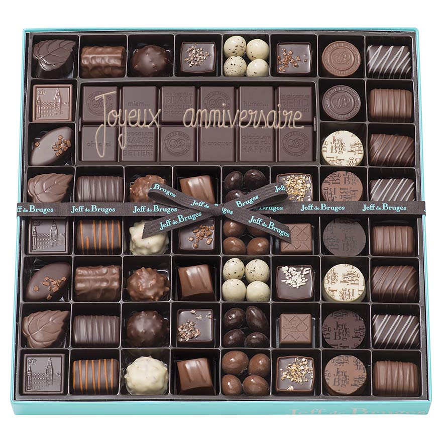 Toute la gamme, Boite chocolats assortis et tablette chocolat noir 80% ...