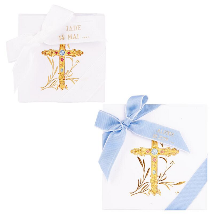 'Credo' box with ribbon