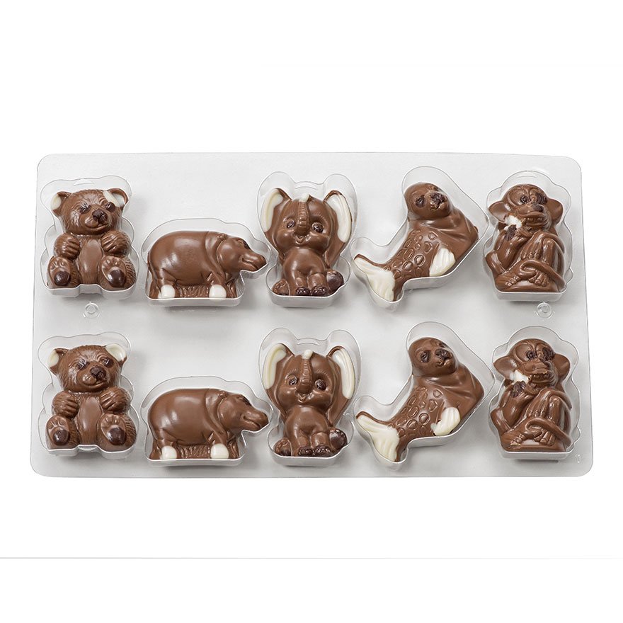 Milk chocolate Choco'Jouets zoo box
